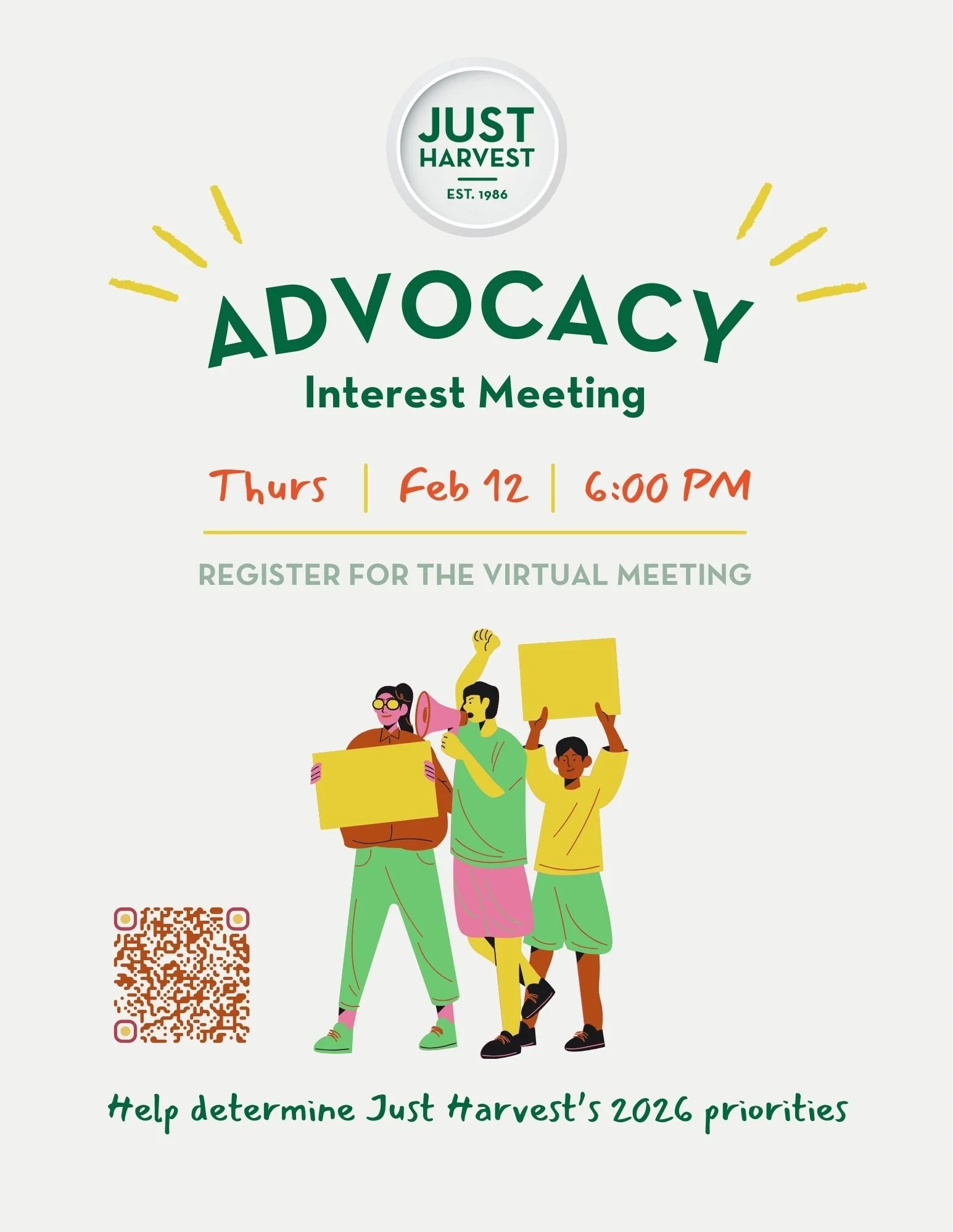Advocacy Interest Meeting — Just Harvest