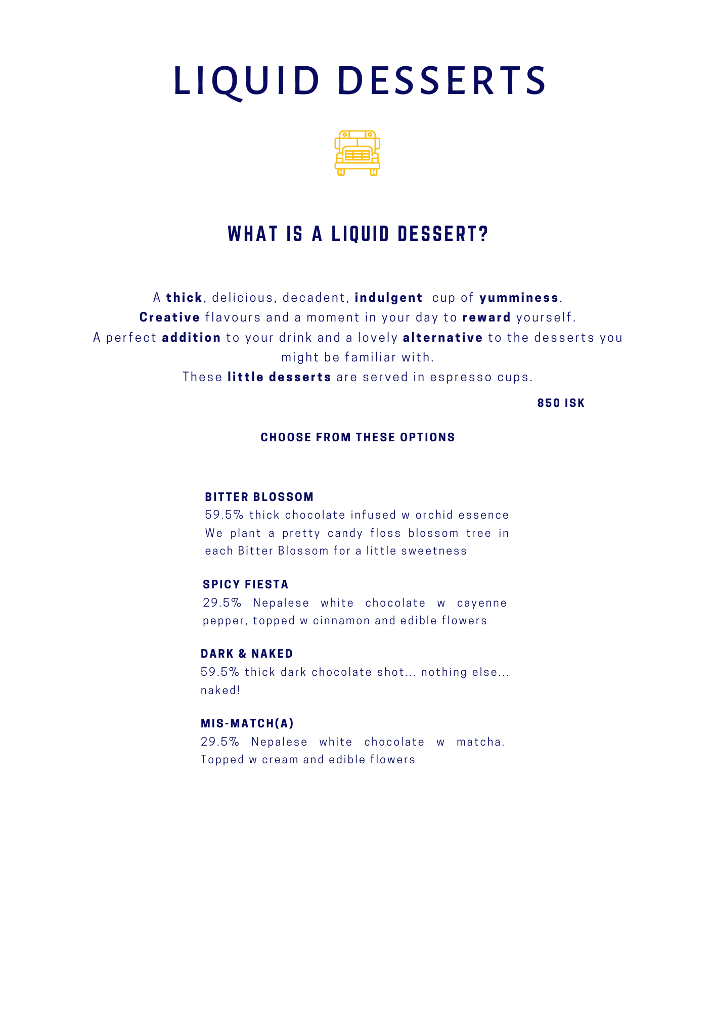 Menu — Skool Beans Cafe