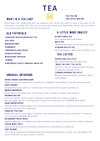 Menu — Skool Beans Cafe