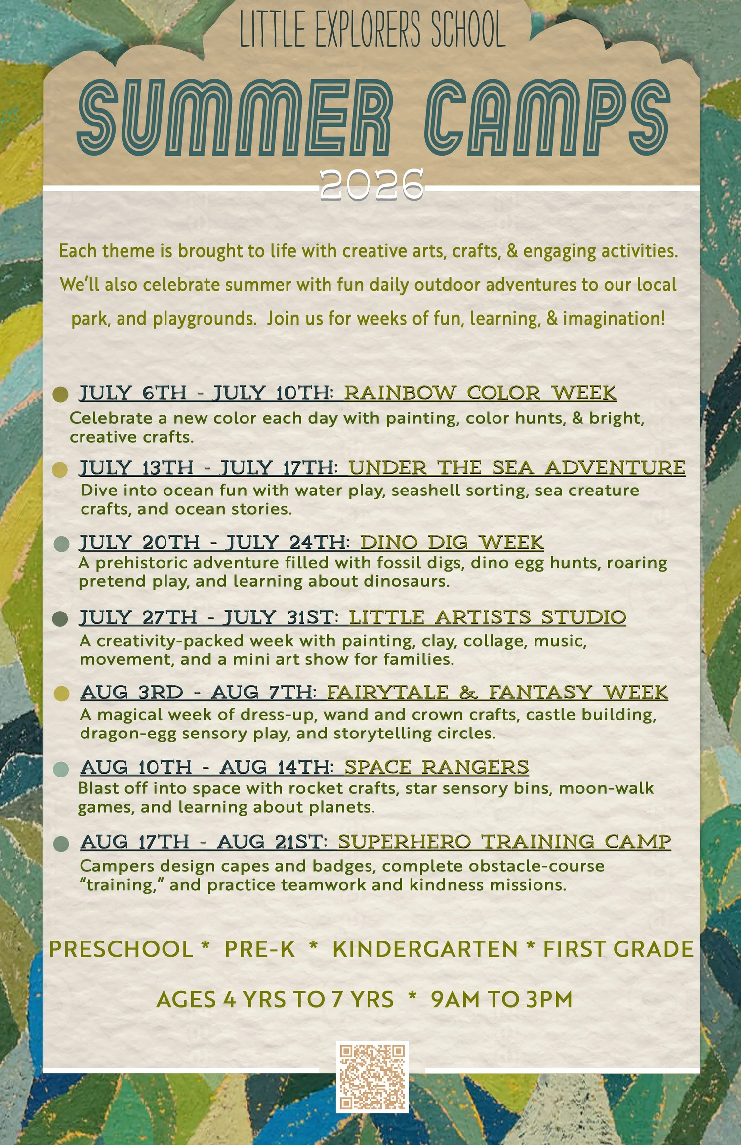 Summer Camp — Little Explorers School