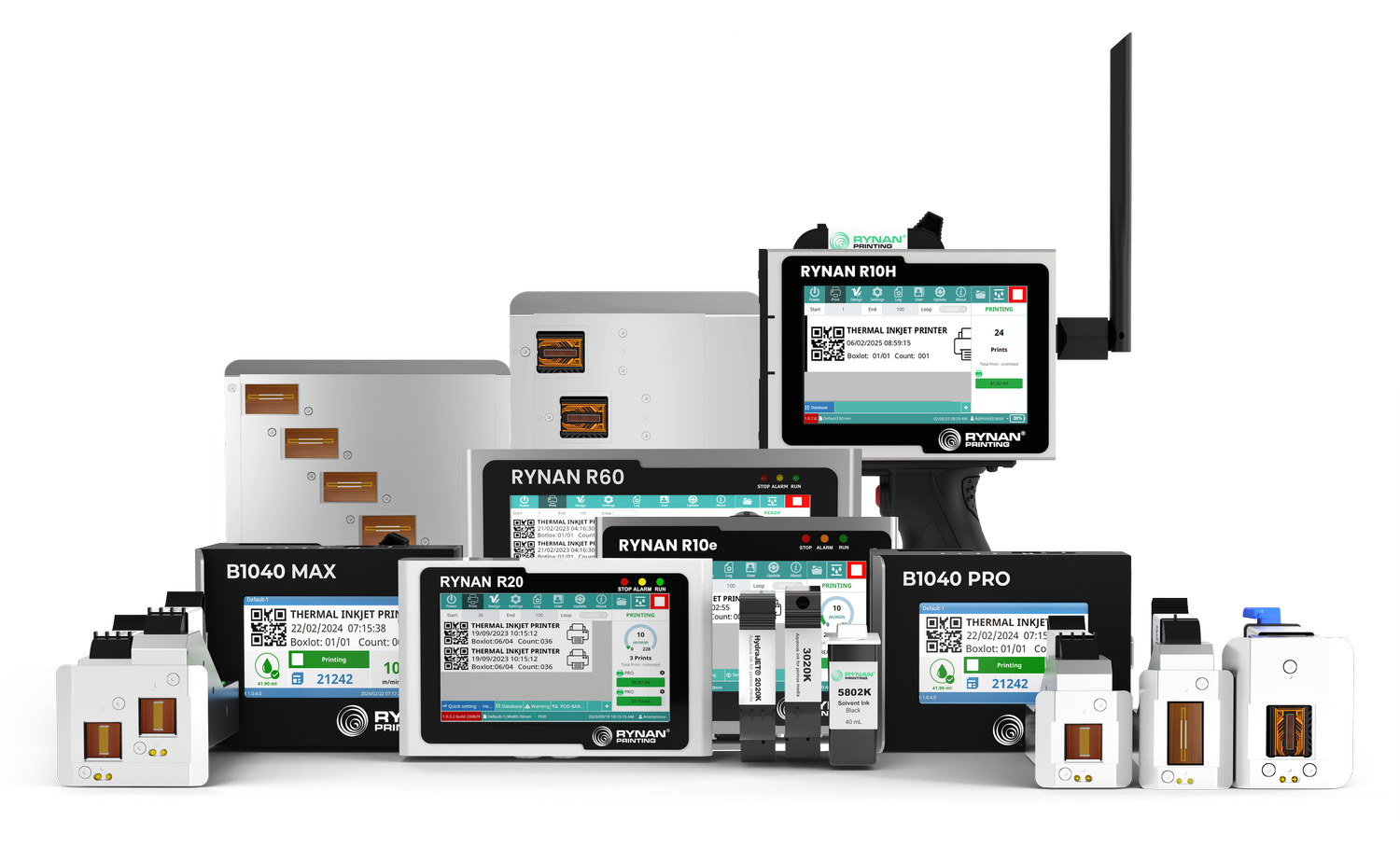 RYNAN Printing - TIJ printing for barcode, expiry dates & serialization