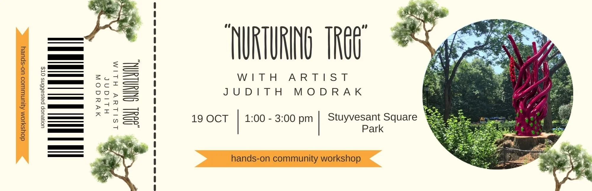“Nurturing Tree” Springs to Life with Artist Judith Modrak — Stuyvesant ...