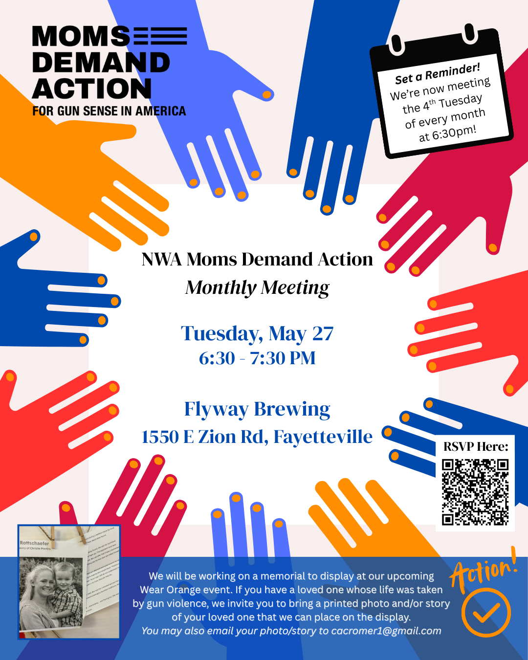 Action Calendar — NWA Community Hub