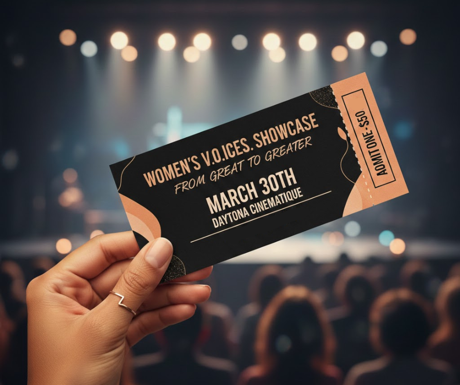 Womens V.O.I.C.E.S. Great to Greater Event Ticket — The Tiffany Rufino ...