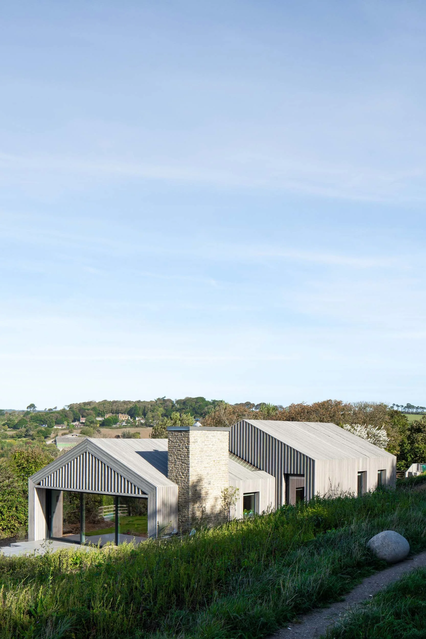Barn Homes Contemporary Concrete