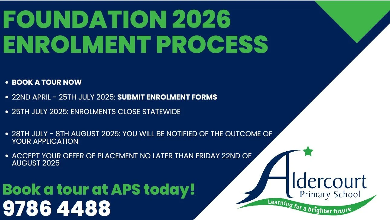 Foundation Enrolments — Aldercourt Primary Shool