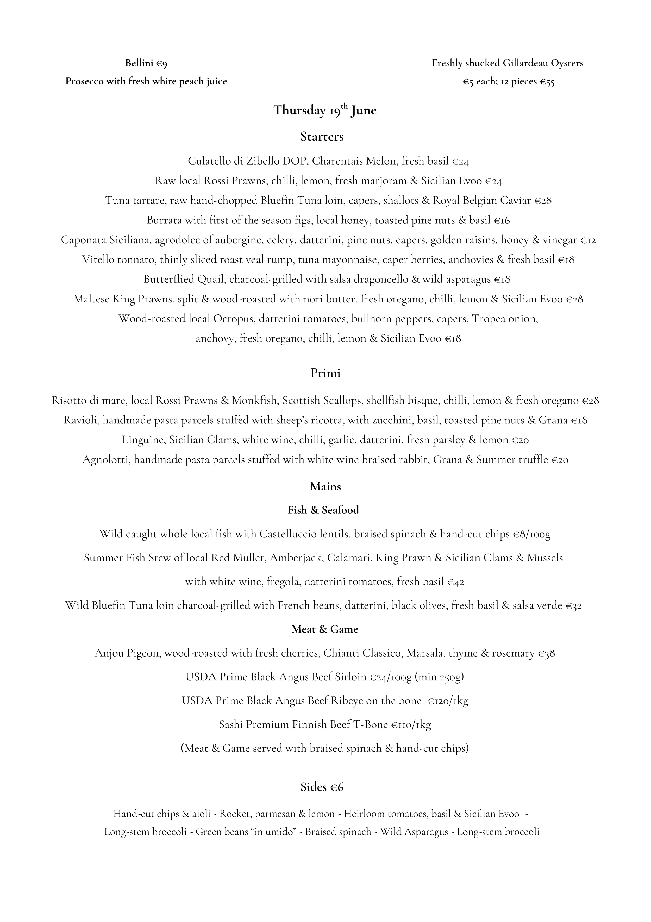 Seasonal Mediterranean Menu | Spring Set Lunch & À La Carte — Terrone Birgu