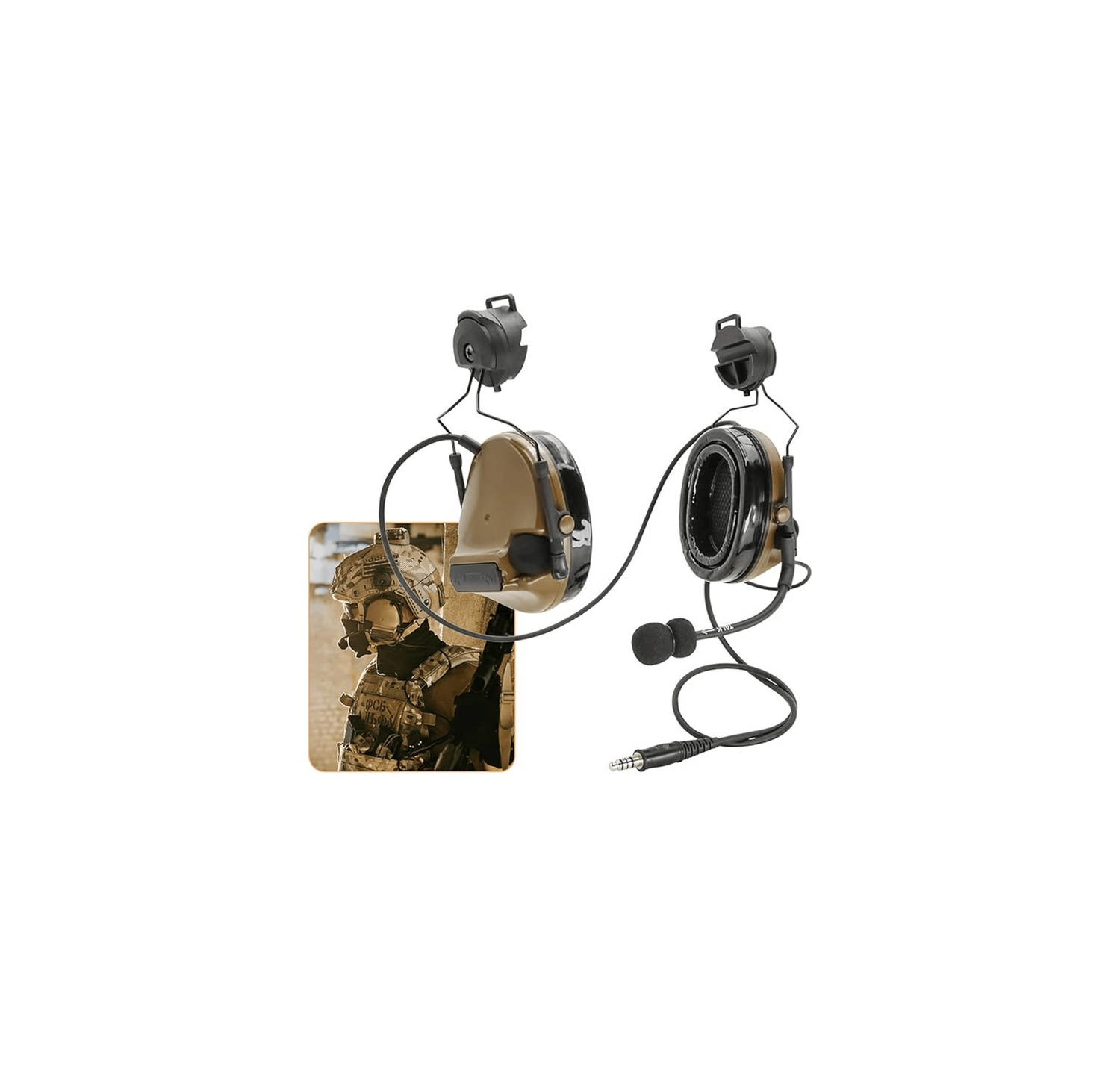 3M™ PELTOR™ ComTac™ VIII Headset – Single Comm Tactical Headset with ...