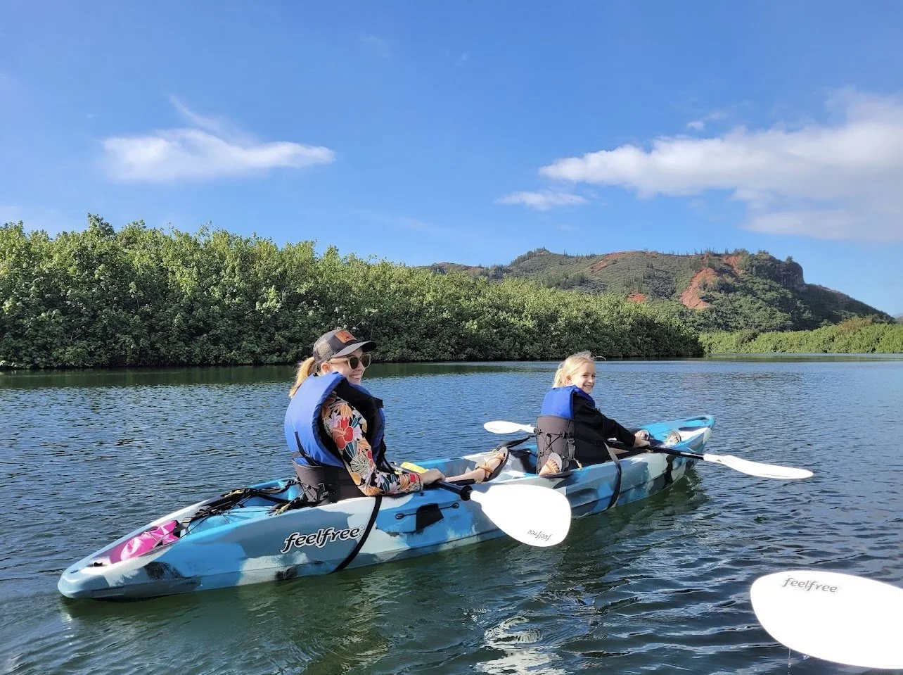 Kayaking in Kauai