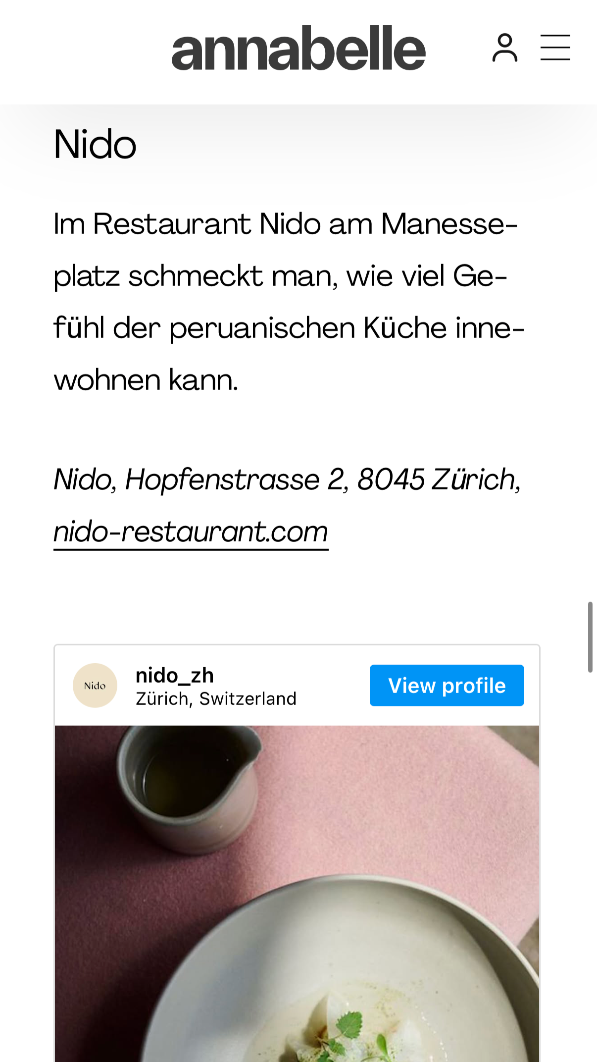 Nido Restaurant