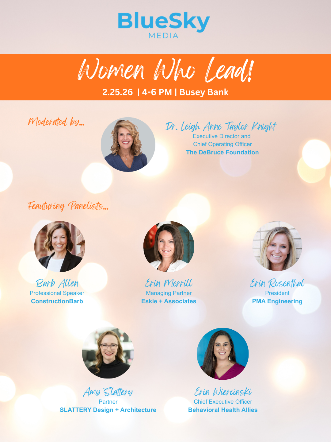 February "Women Who Lead" Panel Event | 02/25/26 | 4 PM - 6 PM | Busey ...