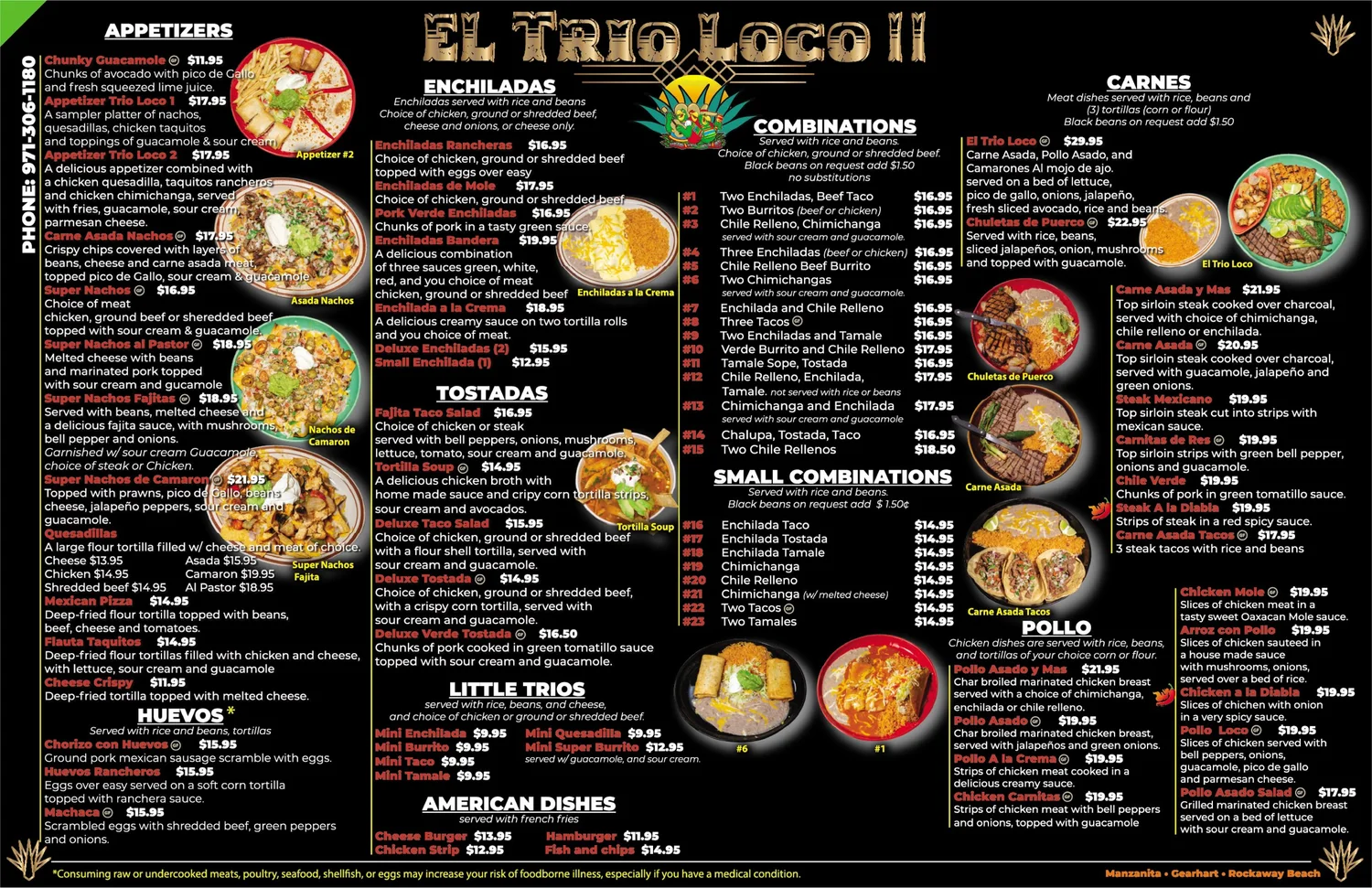 Menu — EL TRIO LOCO 2