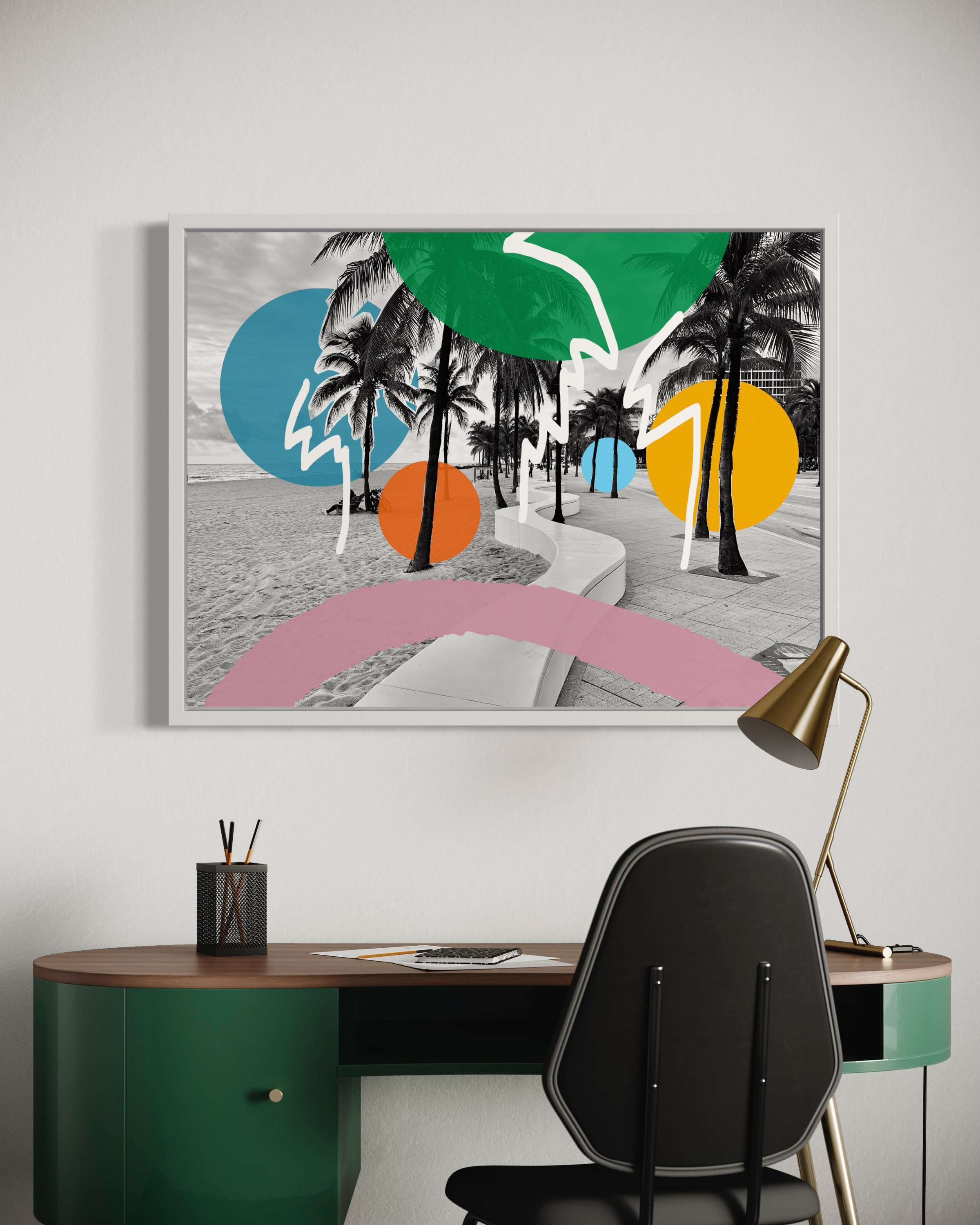 Beach Walk - (Horizontal) — Orla Ananda Murals