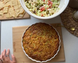 Easy Self-Crusting Quiche- Mums Famous Recipe — From Scratch With Eva