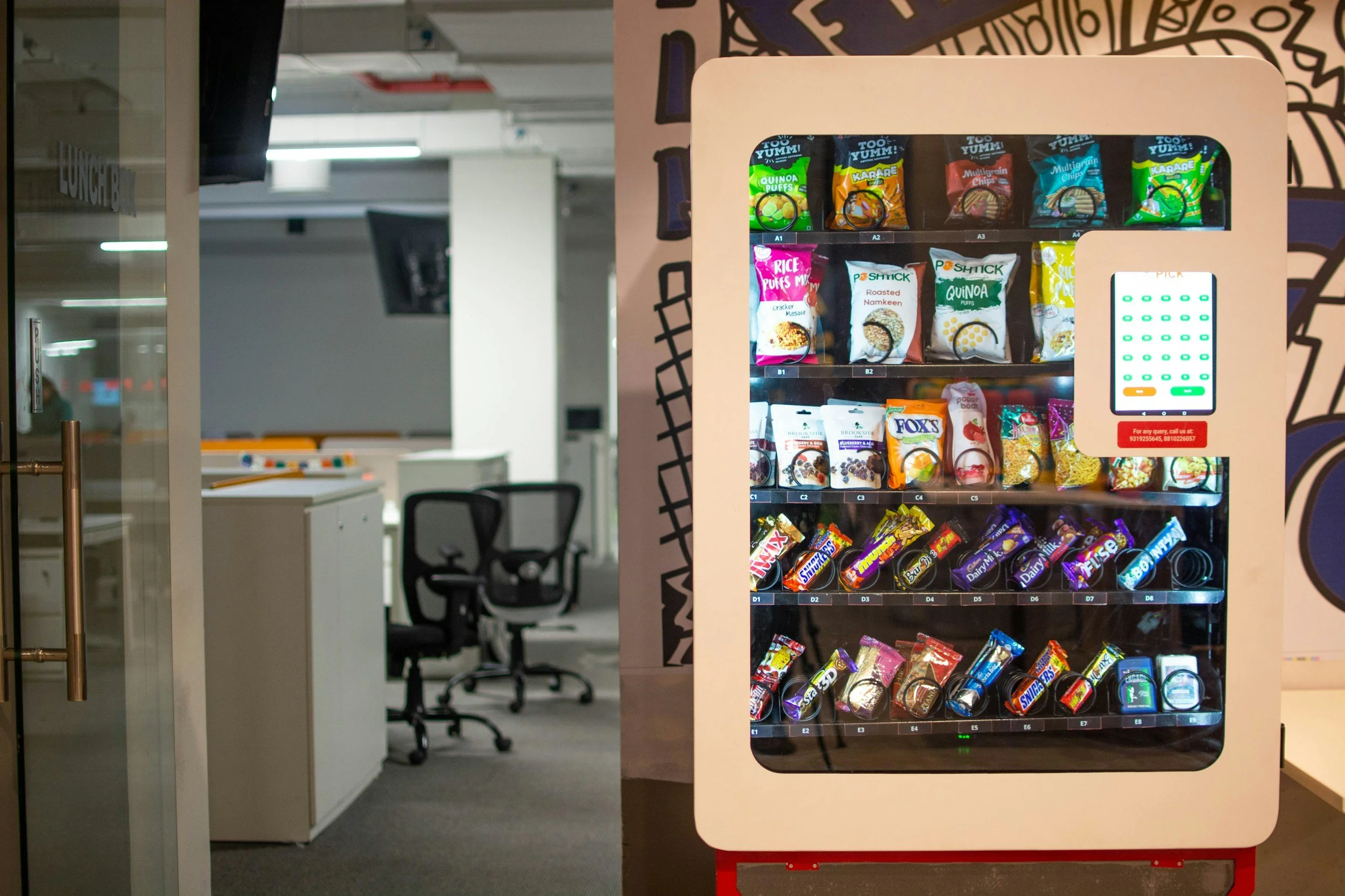 QR Vending Bogotá | Café, snacks y micromercados para empresas