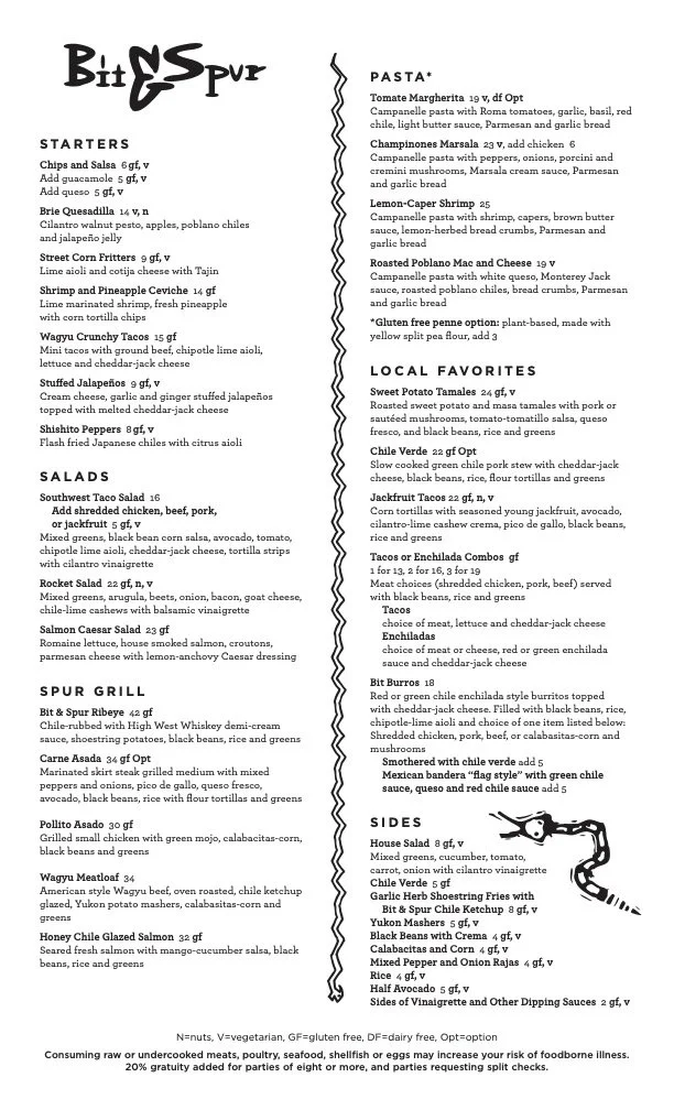 Eat — Bit and Spur restaurant and saloon