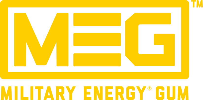 MEG Military Energy Gum | Fast, Portable Caffeine Gum
