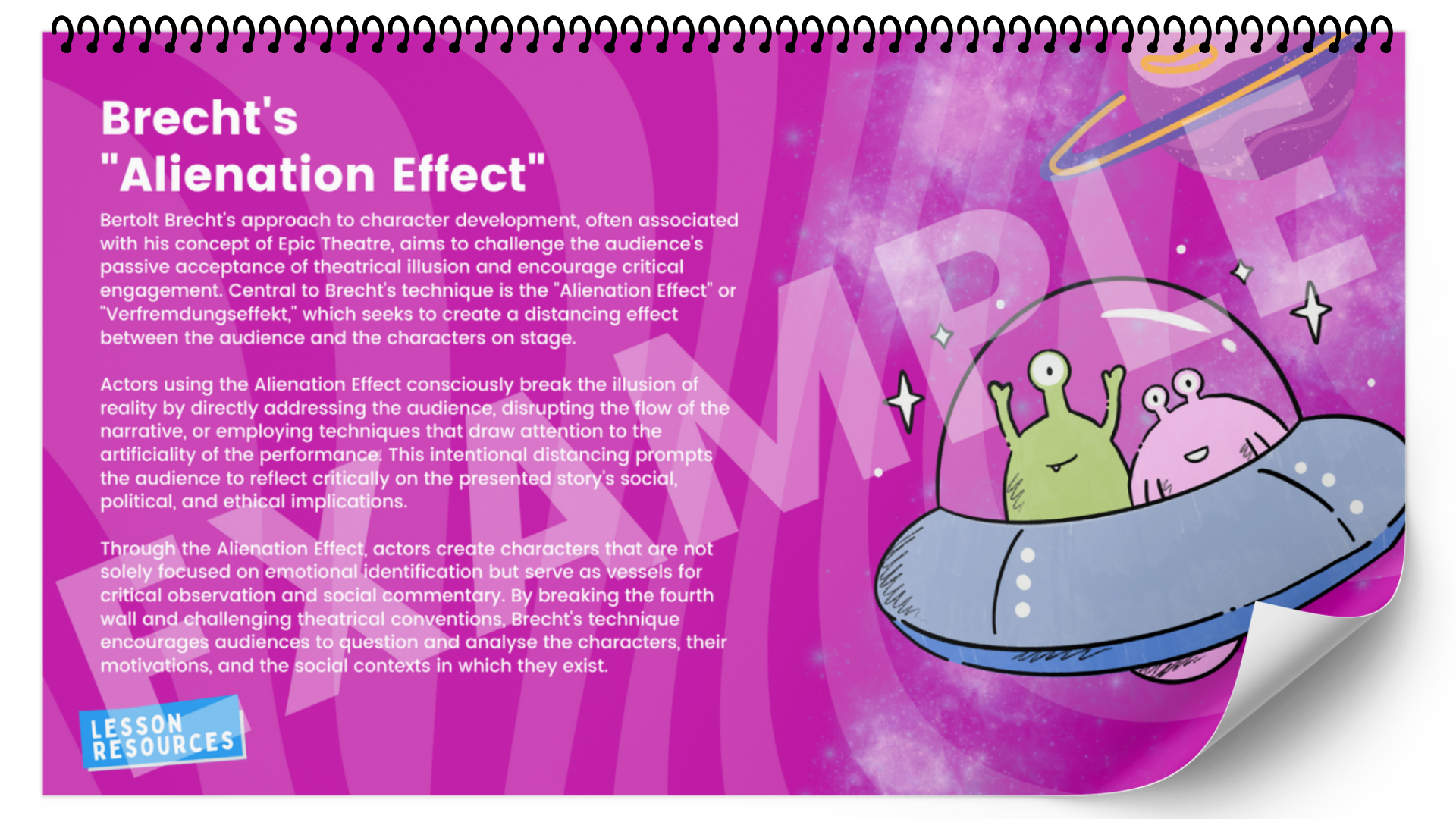 Character Development - Resource Pack — Lesson Resources