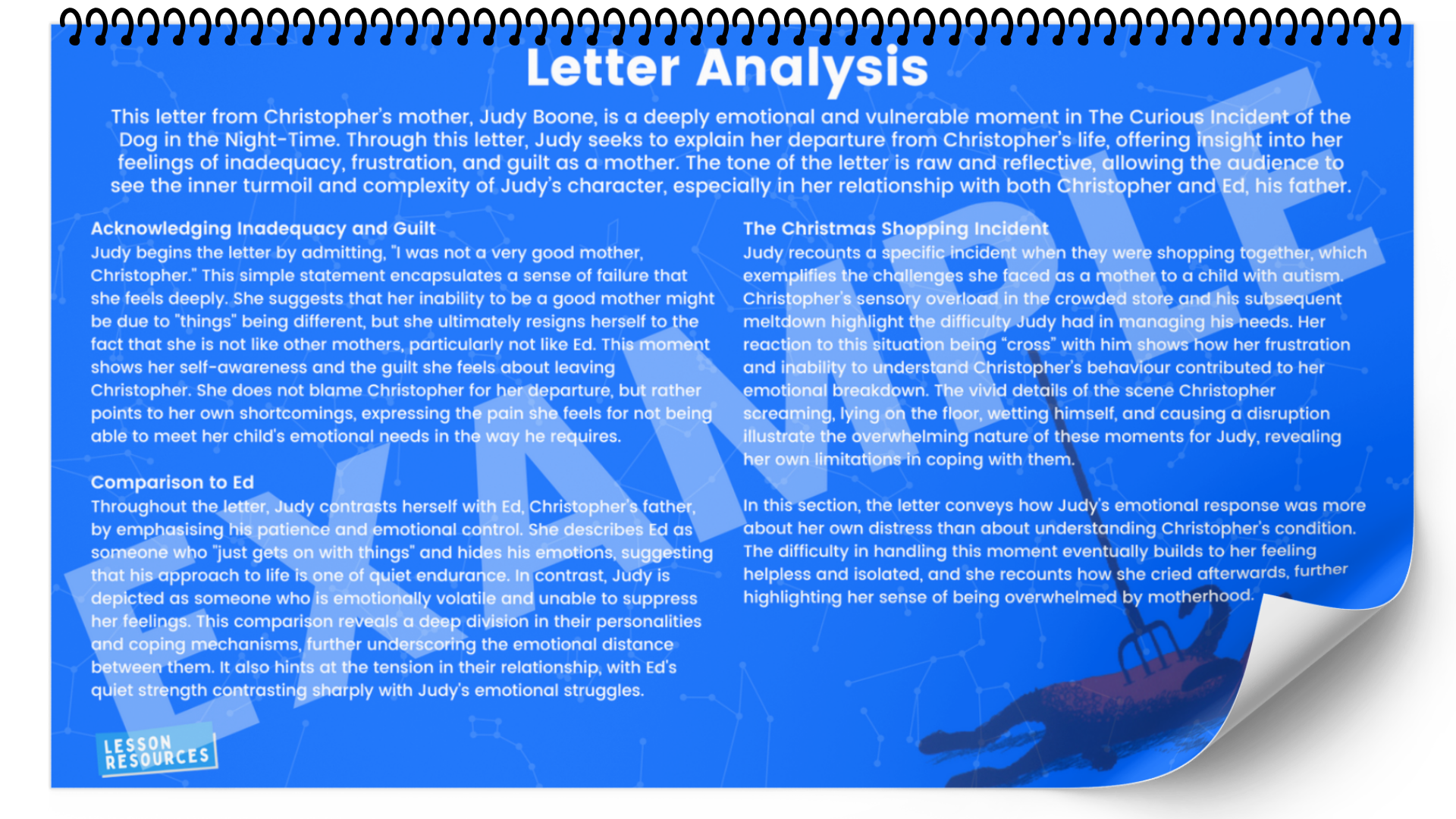 Curious Incident - Play Resource — Lesson Resources