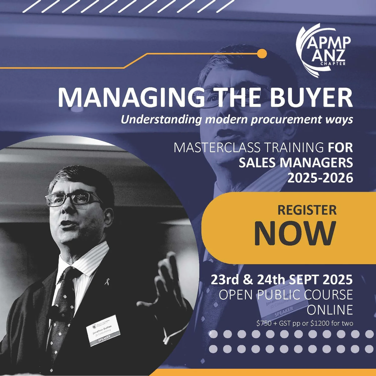 Upcoming events — APMP ANZ