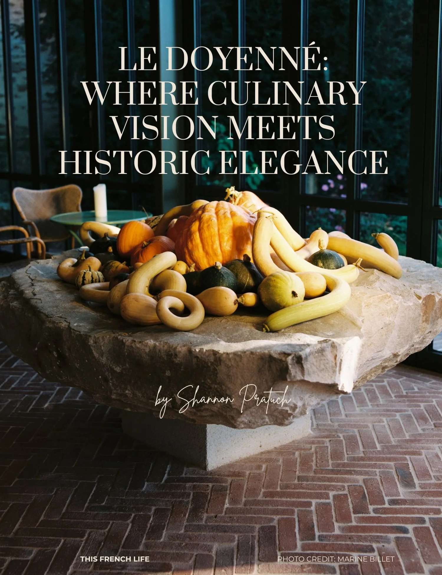 Le Doyenné Paris: A Culinary Retreat of History and Sustainability ...