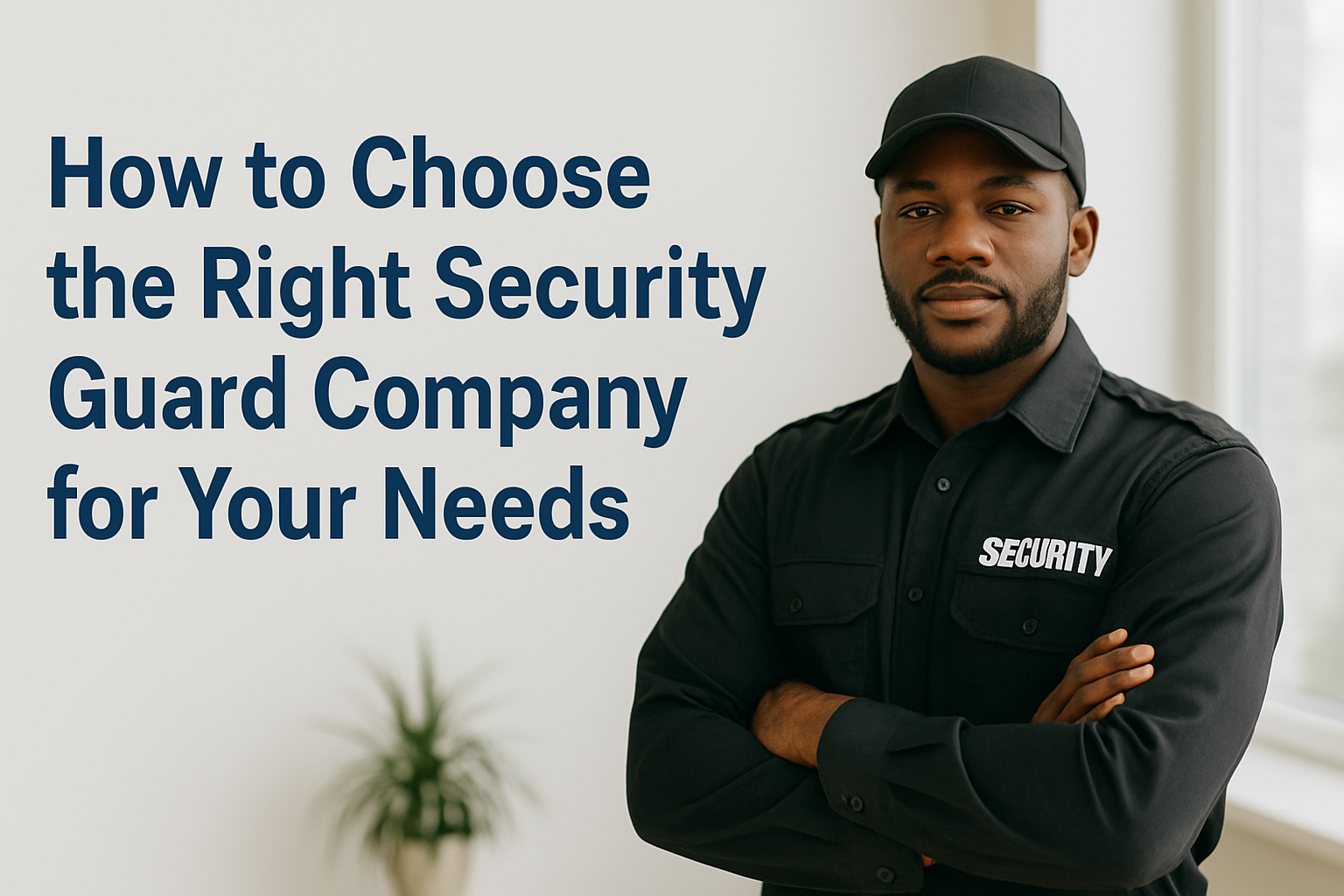 How to Choose the Right Security Guard Company for Your Needs — STAR ...