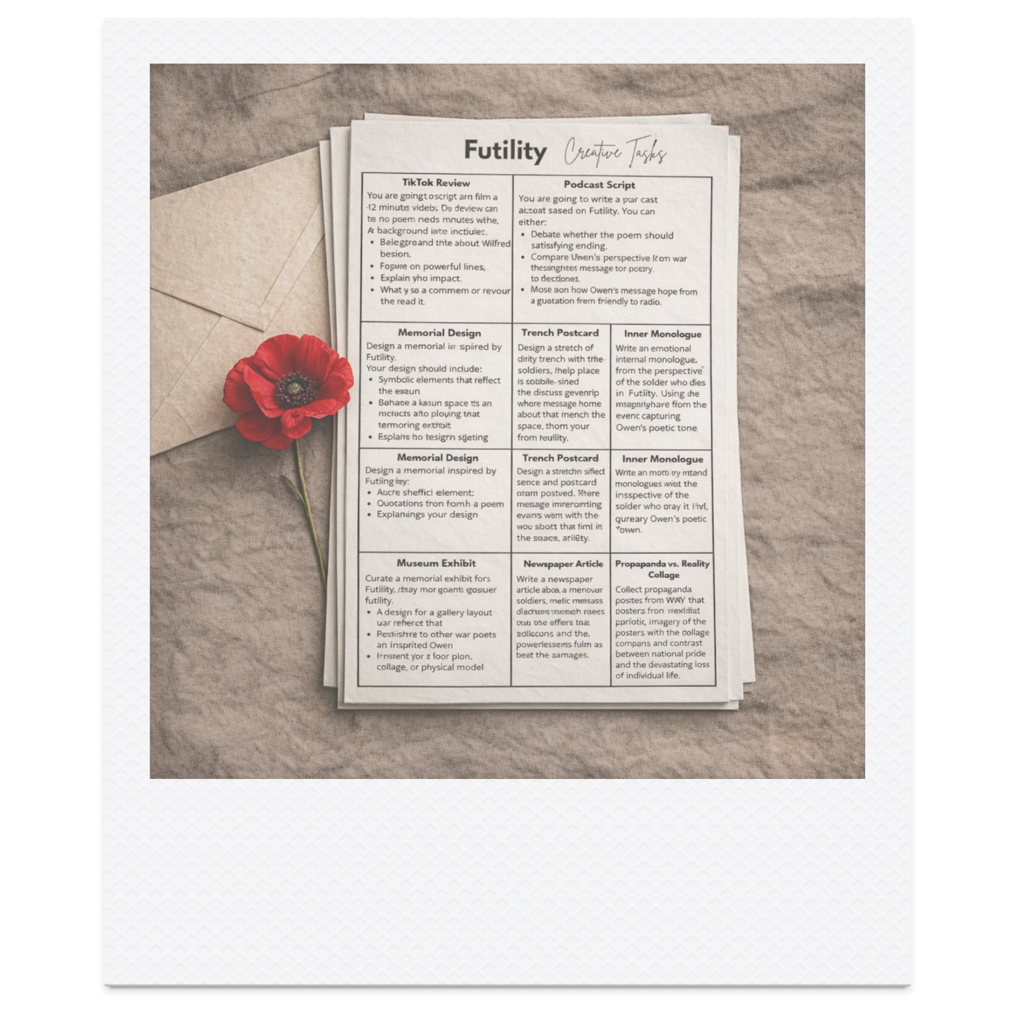 Futility by Wilfred Owen: Meaning, Themes, Structure & How to Teach the ...