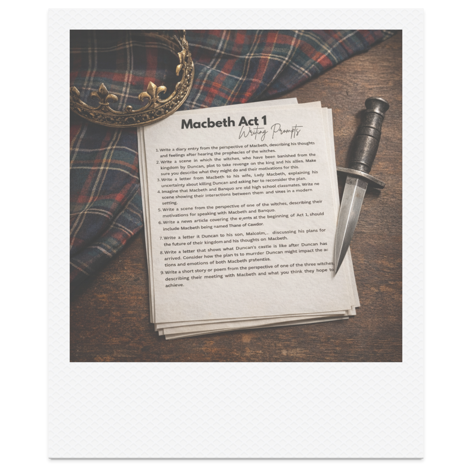 70 Creative Writing Prompts Inspired by Macbeth: Plot Hooks, Openings ...