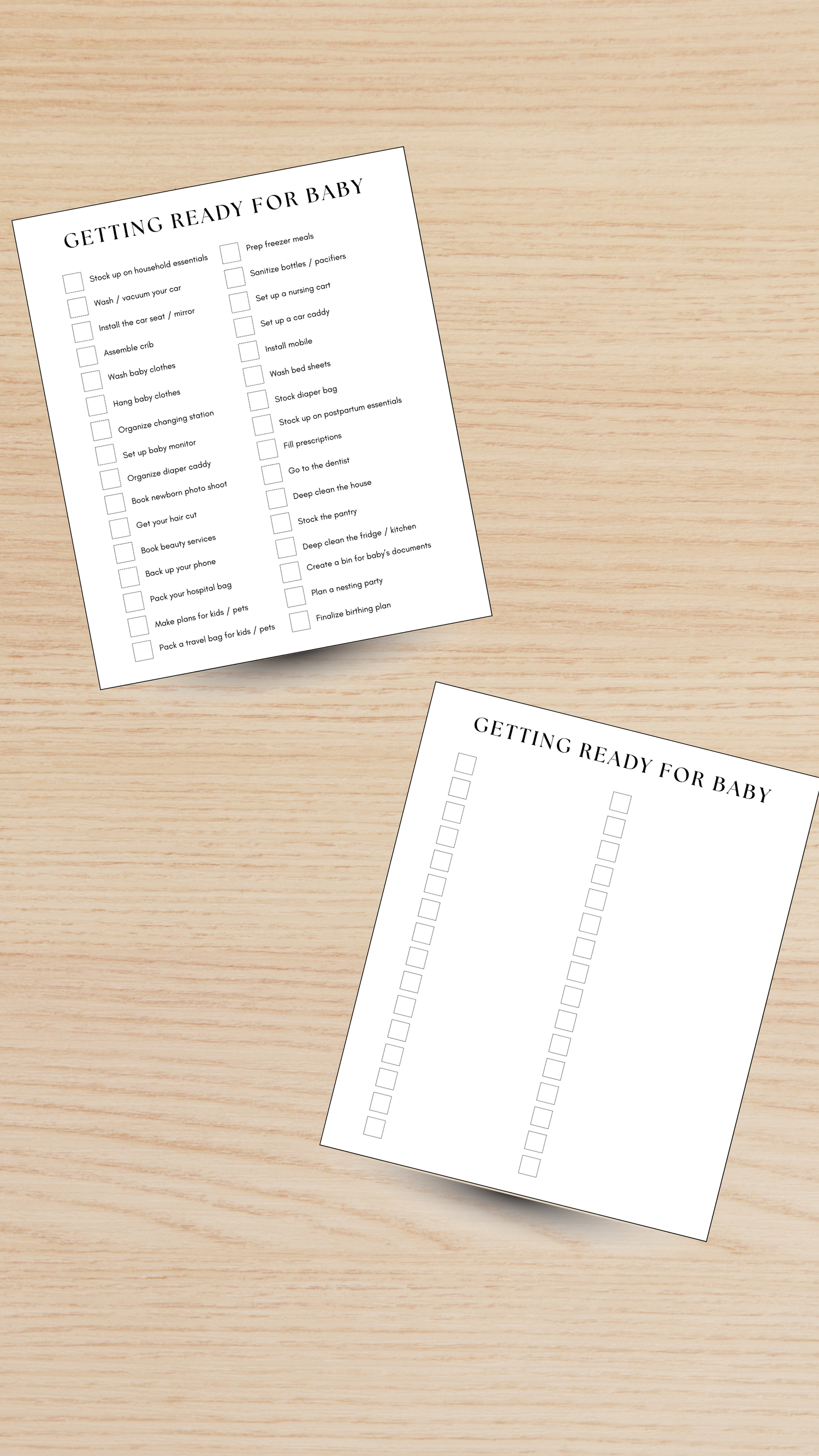 Get Ready for Baby Checklist — EVER TIDY Hot Springs, AR
