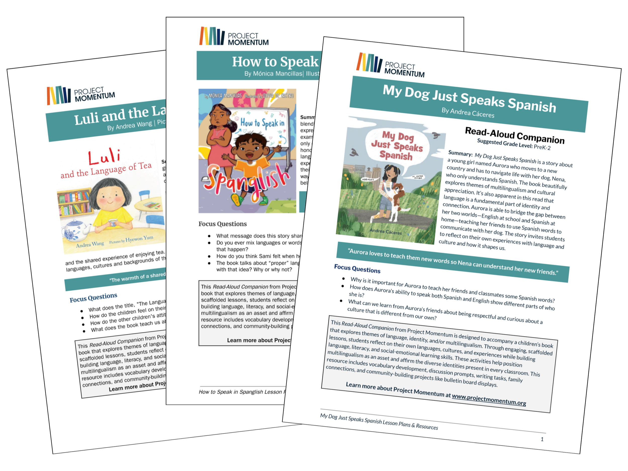 Read Aloud Companion Library — Project Momentum