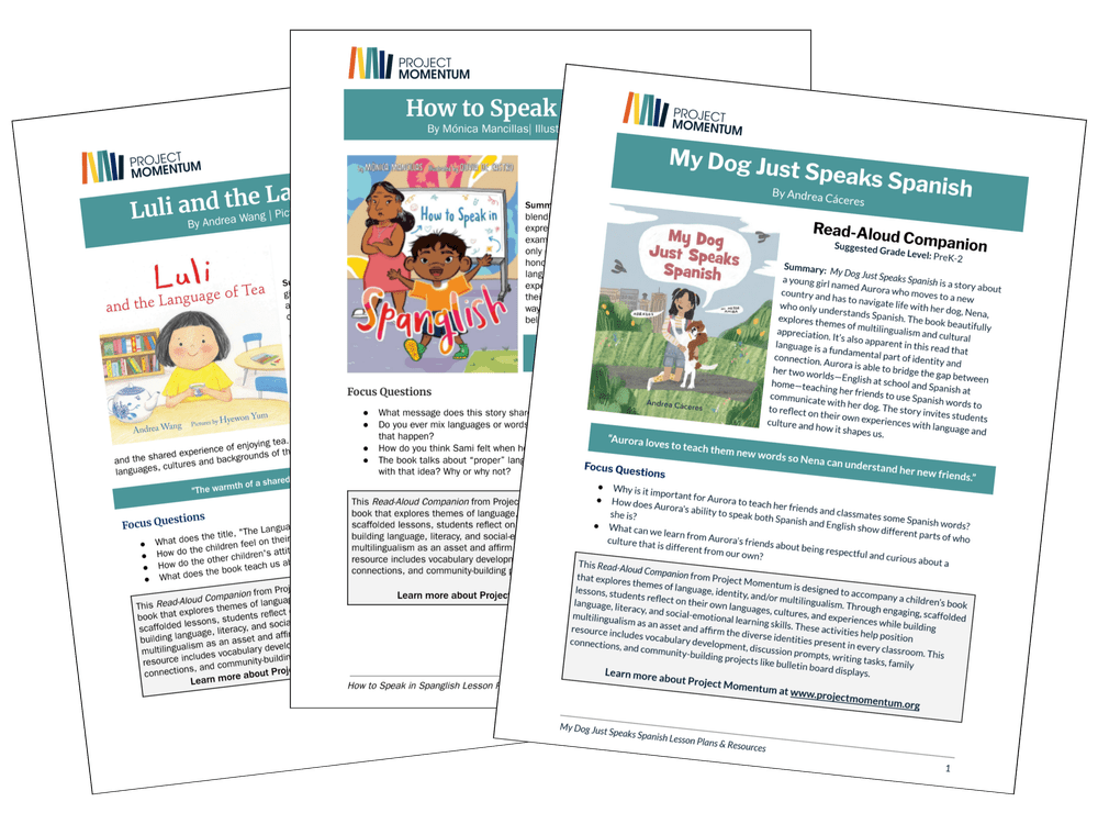 Read Aloud Companion Library — Project Momentum