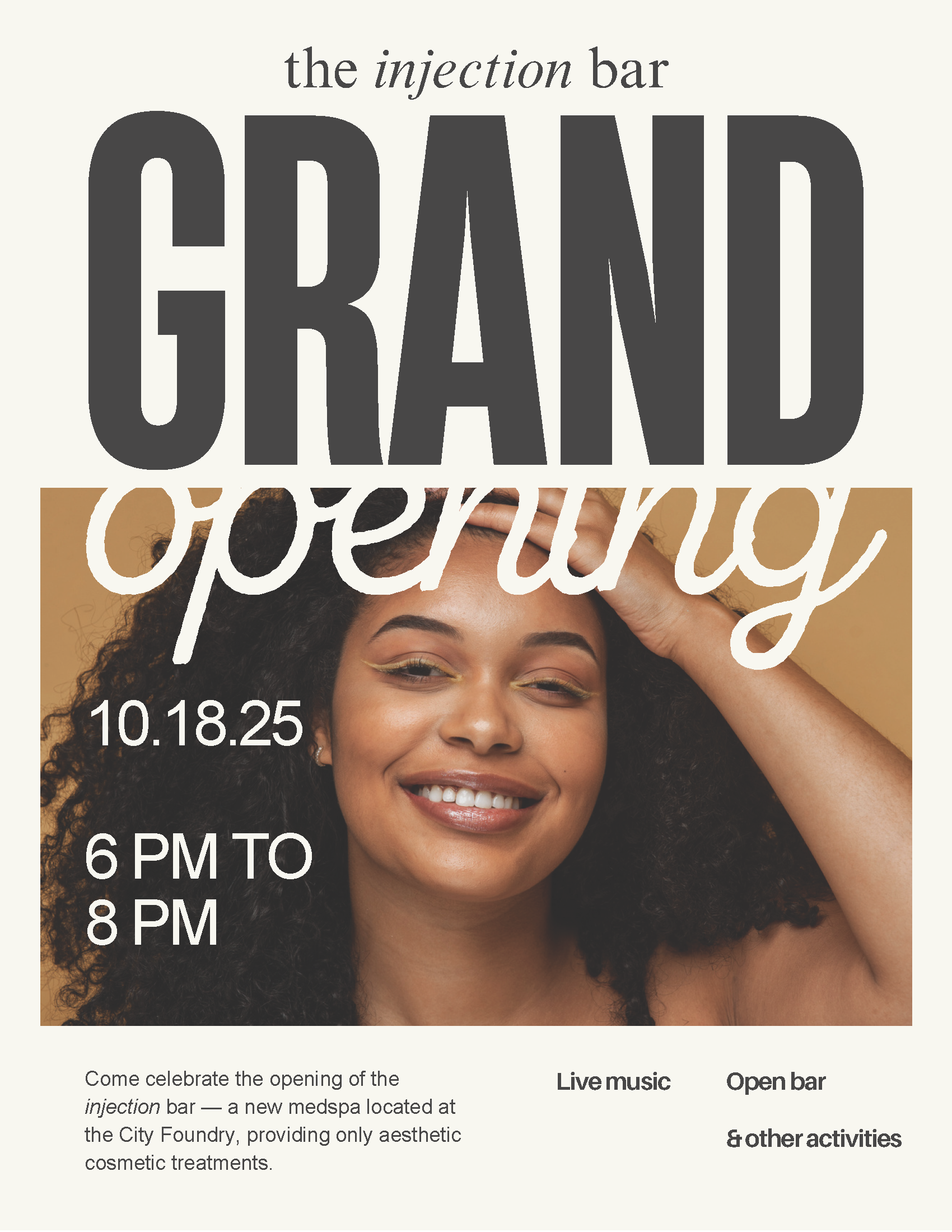 Injection Bar Grand Opening — City Foundry STL