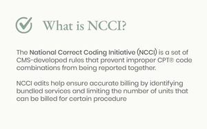 NCCI Edits — kaymedcoding