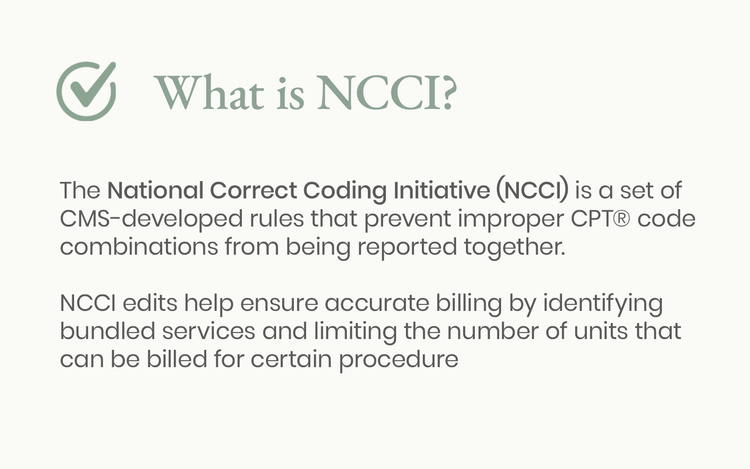 NCCI Edits — kaymedcoding