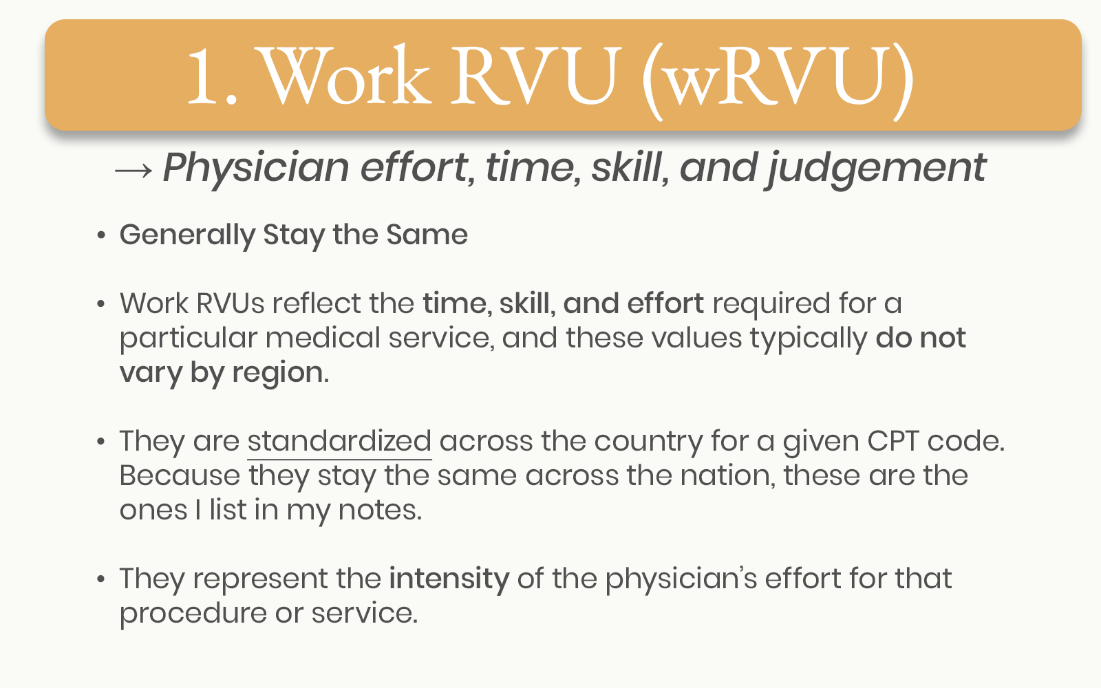 RVUs — kaymedcoding