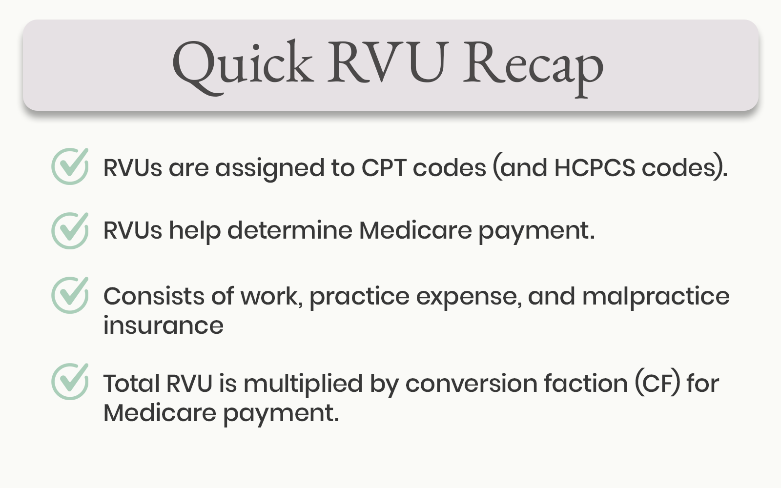 RVUs — kaymedcoding