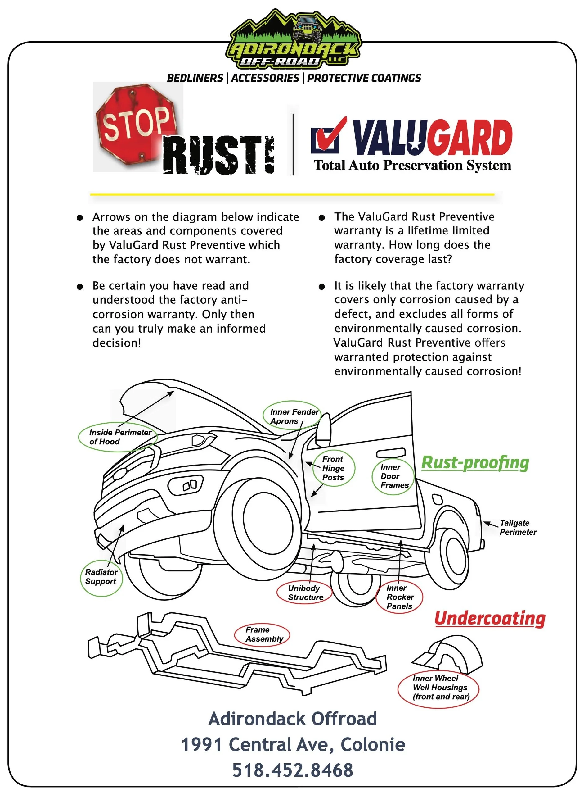 Undercoating — Adirondack Offroad | Vehicle Upgrades, Wheels, Offroad ...