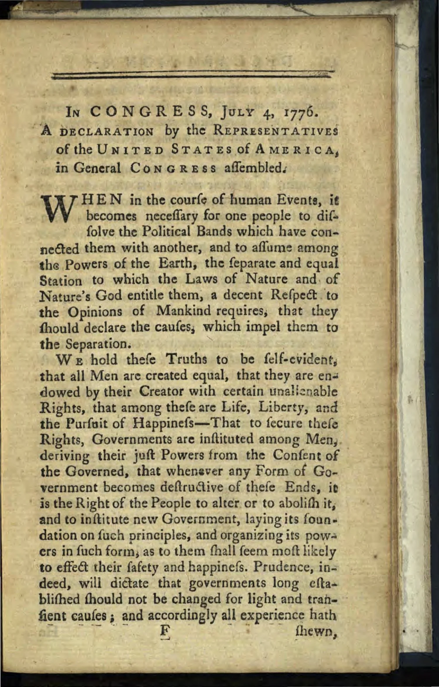 Genuine Principles — Declaration Stories