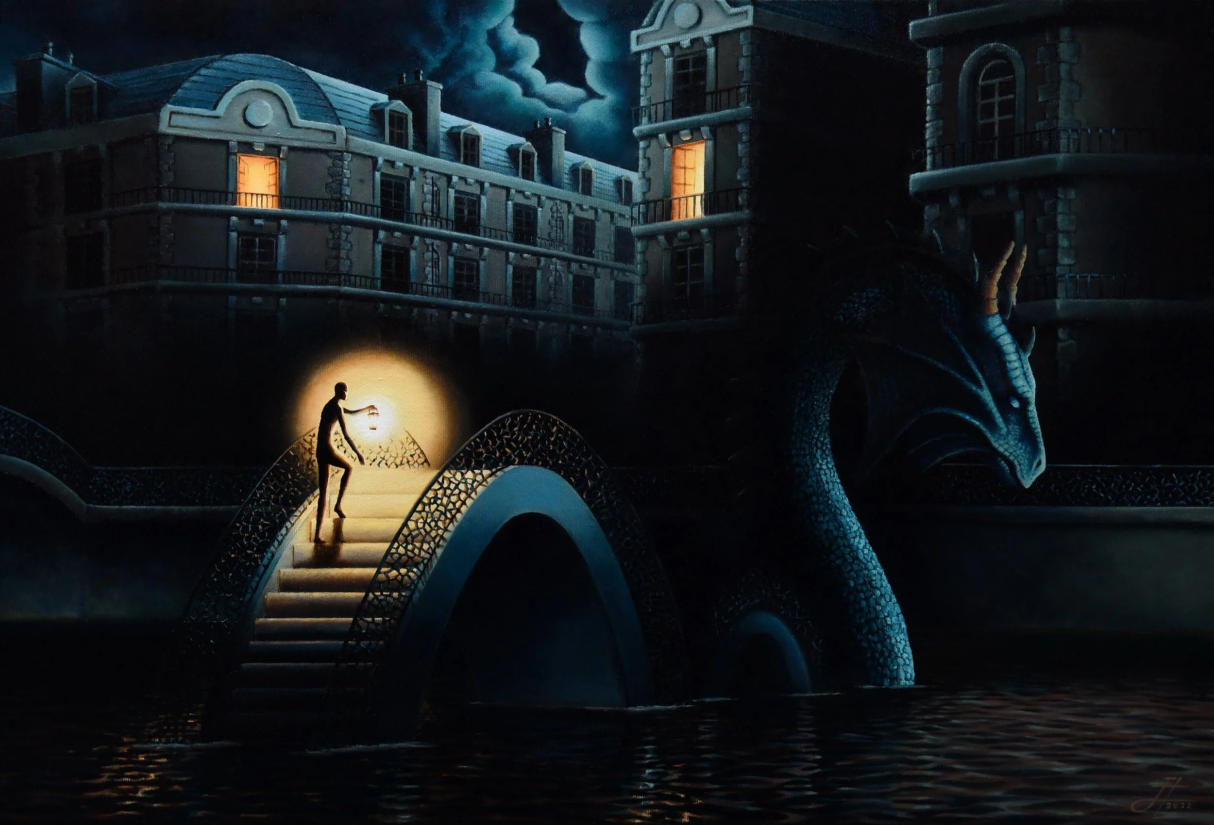 The Path of Souls (Oil Painting) — Jorge Cruz - Fine Art