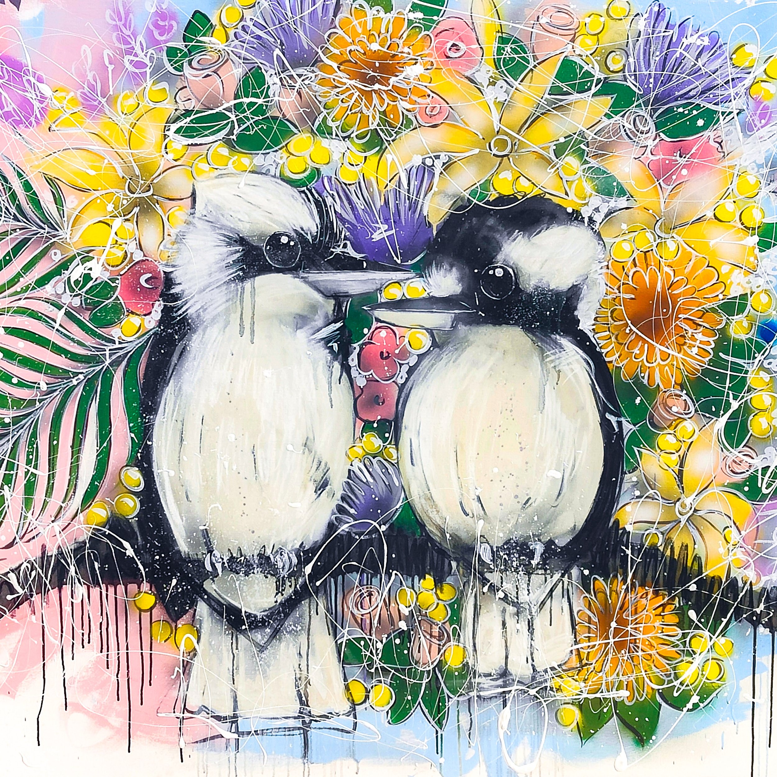 Kookas in flowers — Sobrane