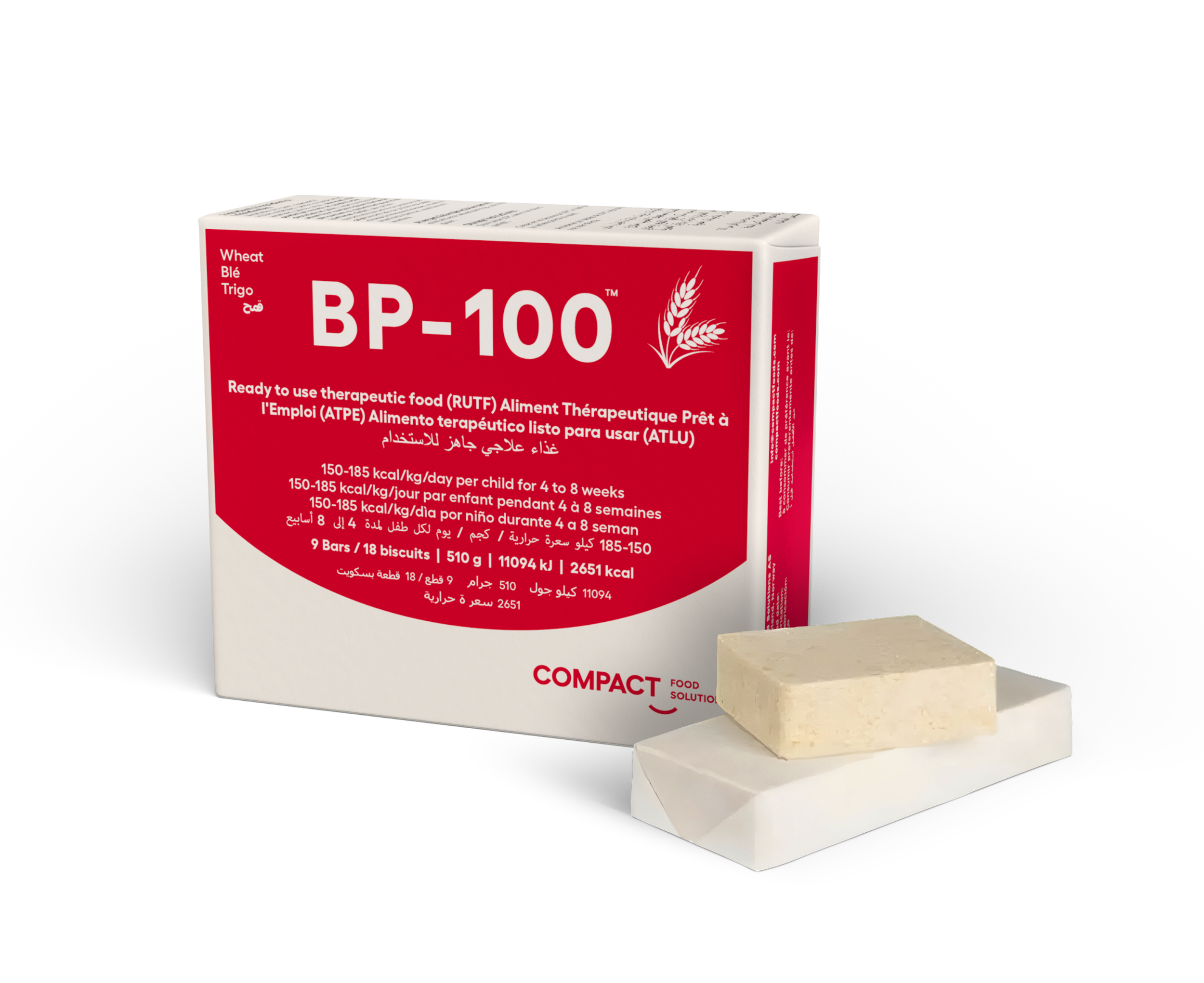 BP-100™ Ready-to-Use Therapeutic Food (RUTF) — Compact Food Solutions