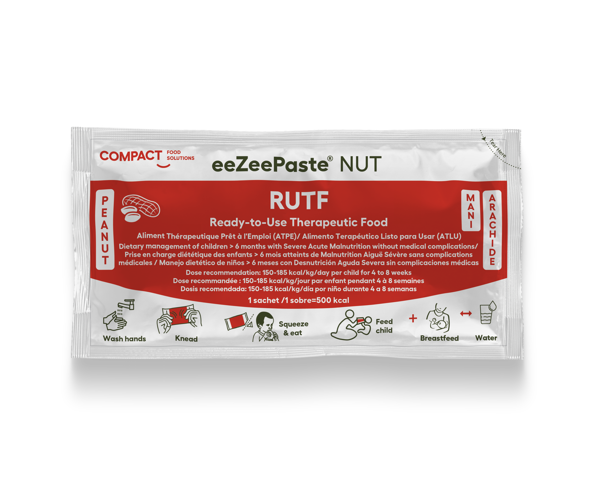 eeZeePaste™ NUT RUTF — Compact Food Solutions