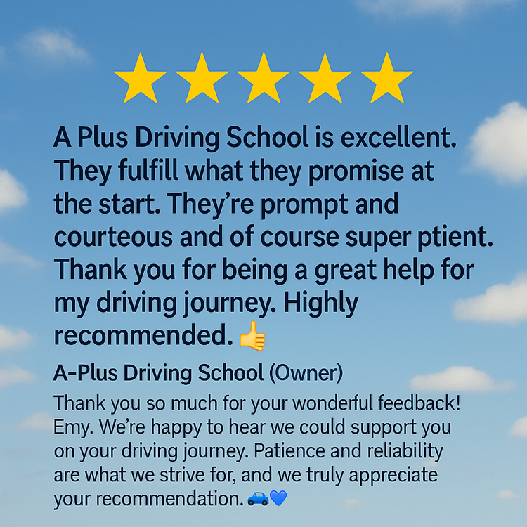 A Plus Driving school | Learn to Drive Safely Today