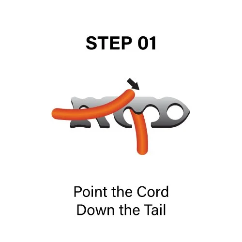 Fish Bone Knotless Rope Tie