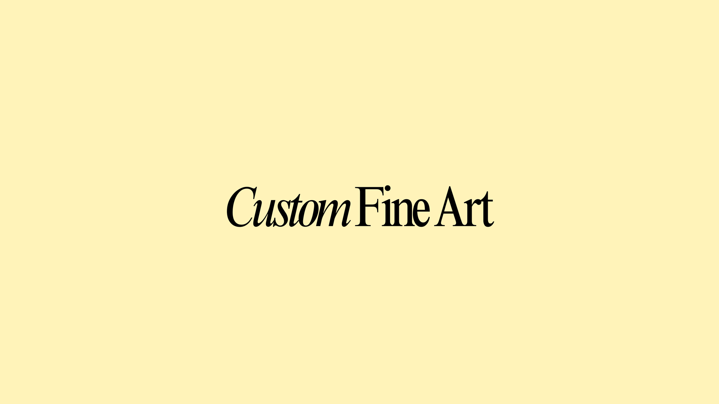 Custom Fine Art — Ali Futrell Art