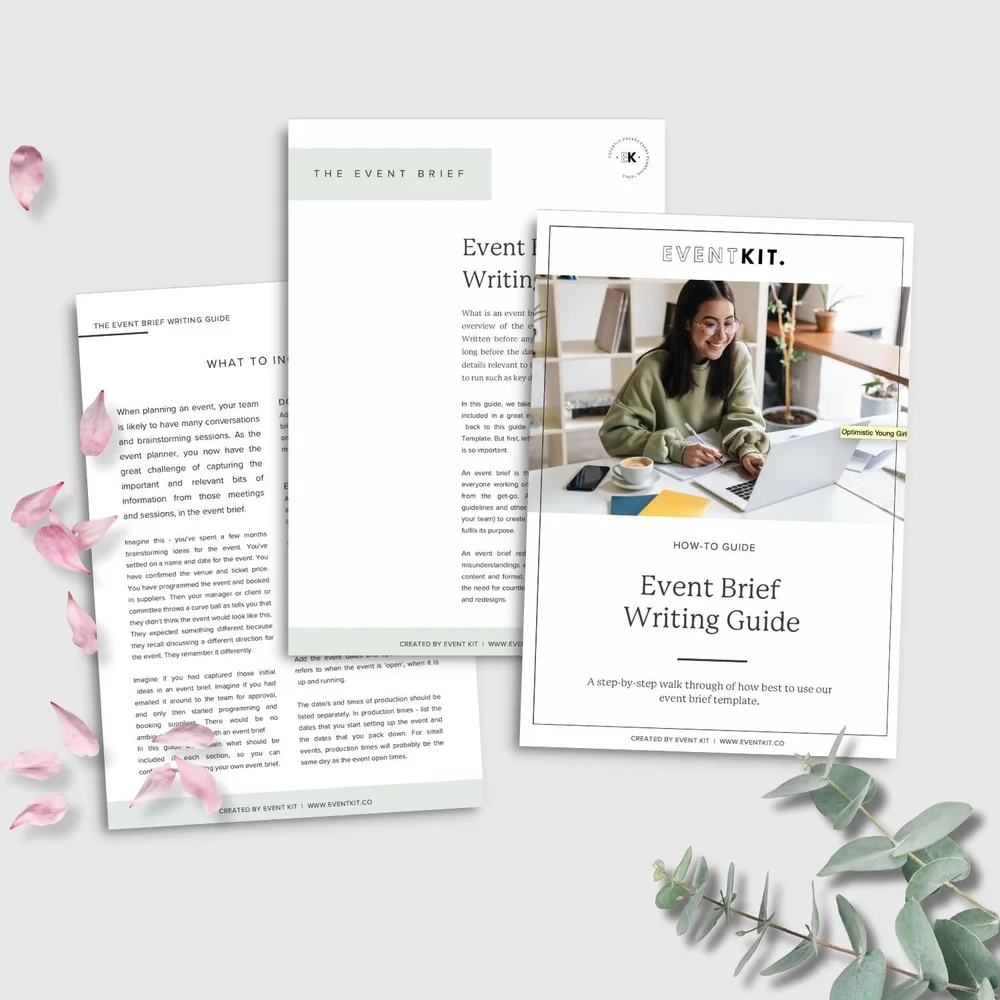 Event Kit | Shop Event Planning Templates & Toolkits