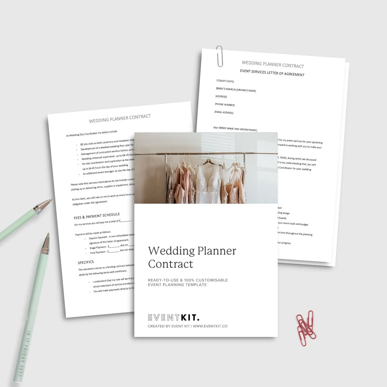 Wedding Planner Contract Wedding Planner Contract With Downloadable