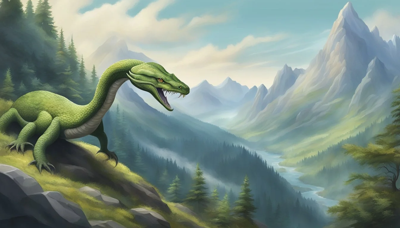 The Tatzelwurm: Legendary Alpine Cryptid Sightings & Their Historical ...