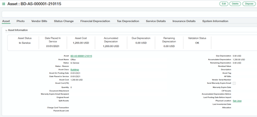 Fixed Assets — Sage Intacct Technical Solutions