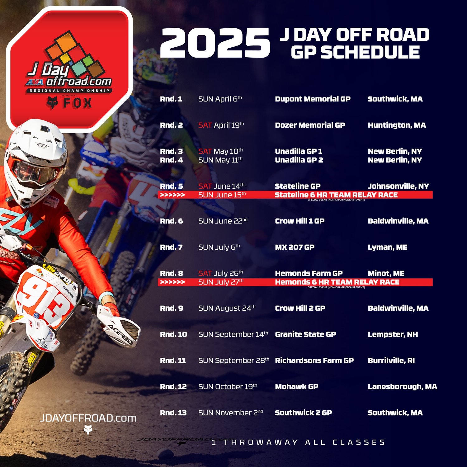 2025 Season — J Day Offroad